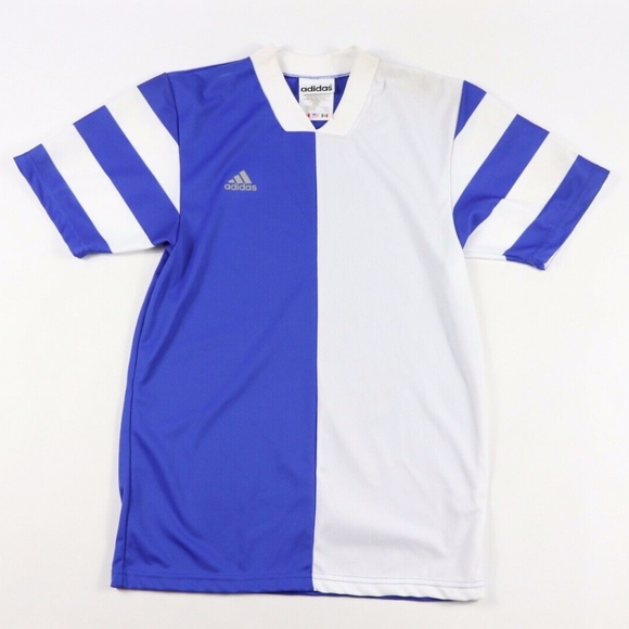 adidas | Shirts | Vintage Adidas Spell Out Color Block Soccer Jersey ...